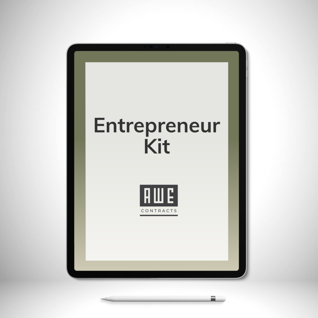Entrepreneur Kit – AWE Contracts Inc.