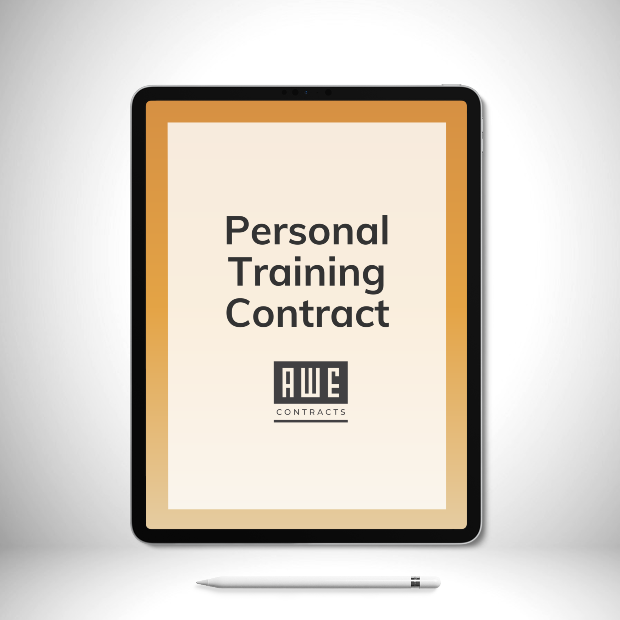 Personal training contract store